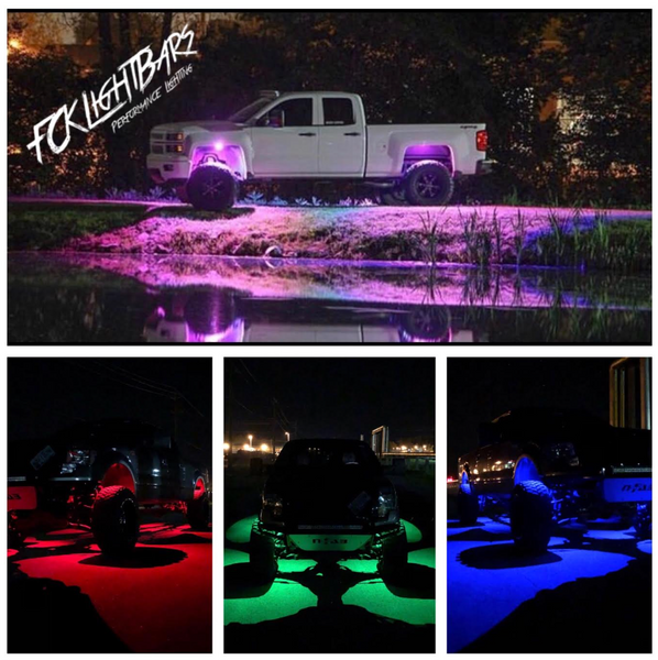 Shop Rock Light Kit RGB Bluetooth Controlled – FCKLightBars